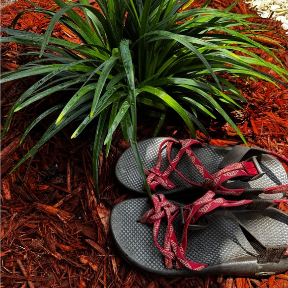 Chaco | Shoes | Chaco Red Adventure Sandals Rugged Outdoor Design ...